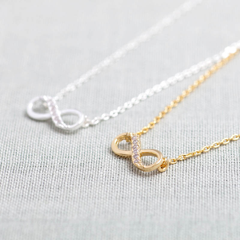 Tiny Infinity Necklace In Gold on Luulla